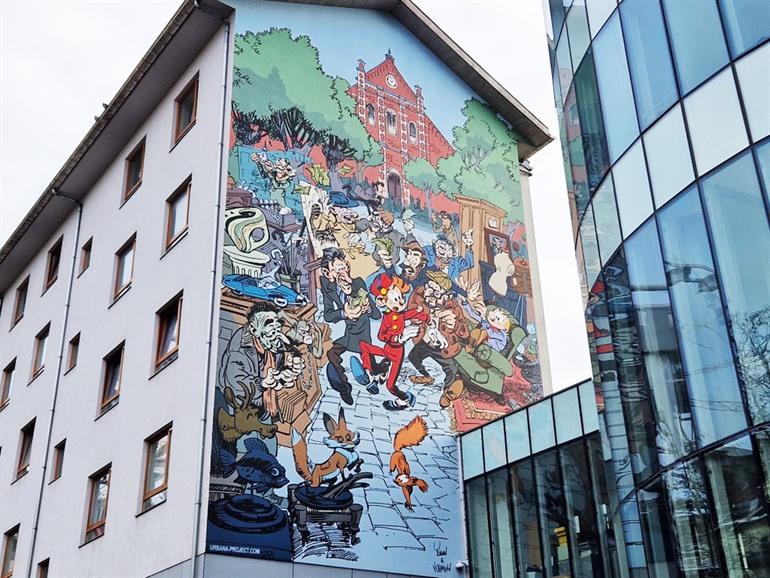 De leukste stripmuren & stripfiguren in Brussel + Comic Walls
