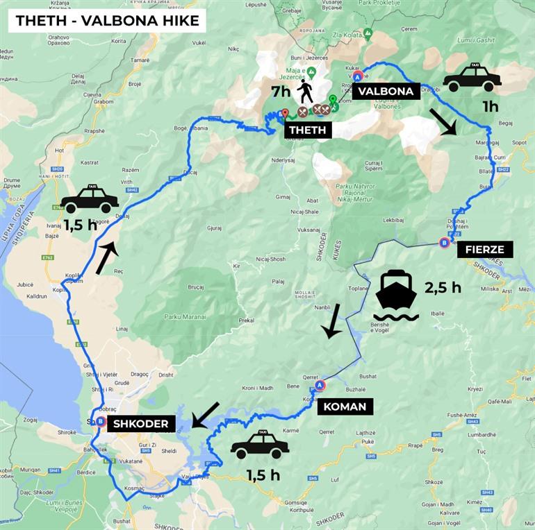 Wandel van Theth naar Valbona: door de Albanese Alpen