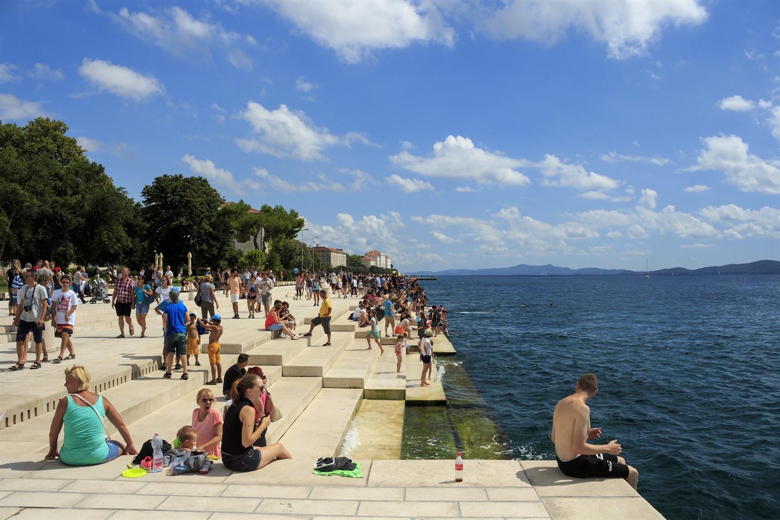 Stadswandeling Zadar (1,5 km) Breng een ode aan de zon en de zee